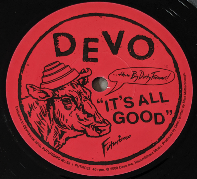 DEVO It's All Good 1-Sided 7" Single - DEVOtional 2019 - Numbered